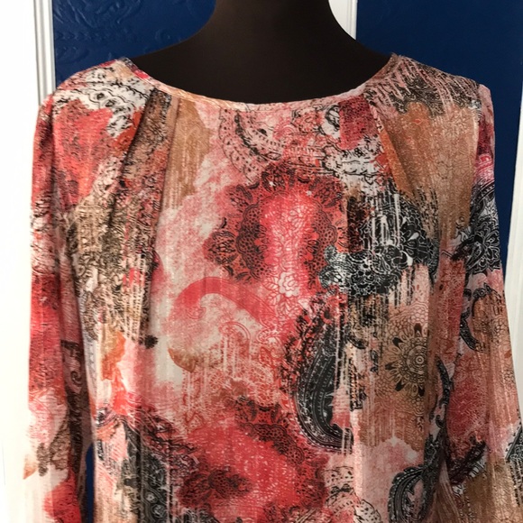 Sara Michelle | Tops | Sara Michelle Lovely Shirt Top Blouse Tunic ...